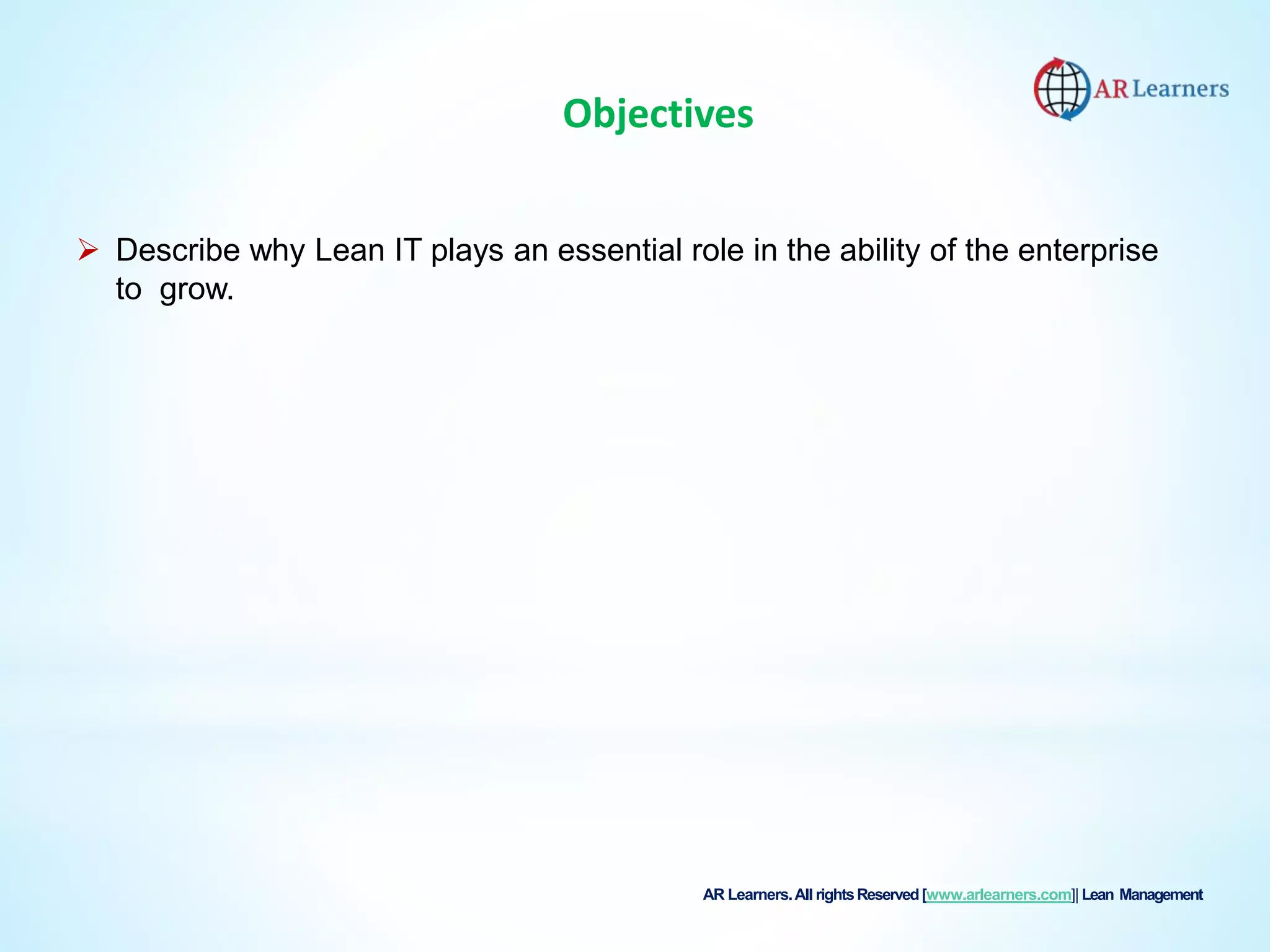 Lean Management Lesson 1 | PPTX