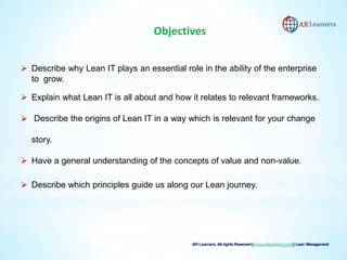 Lean Management Lesson 1 | PPTX