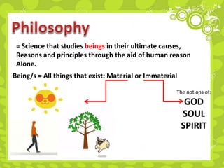 Introduction to the Human Philosophy | PPTX | Christianity | Religion ...