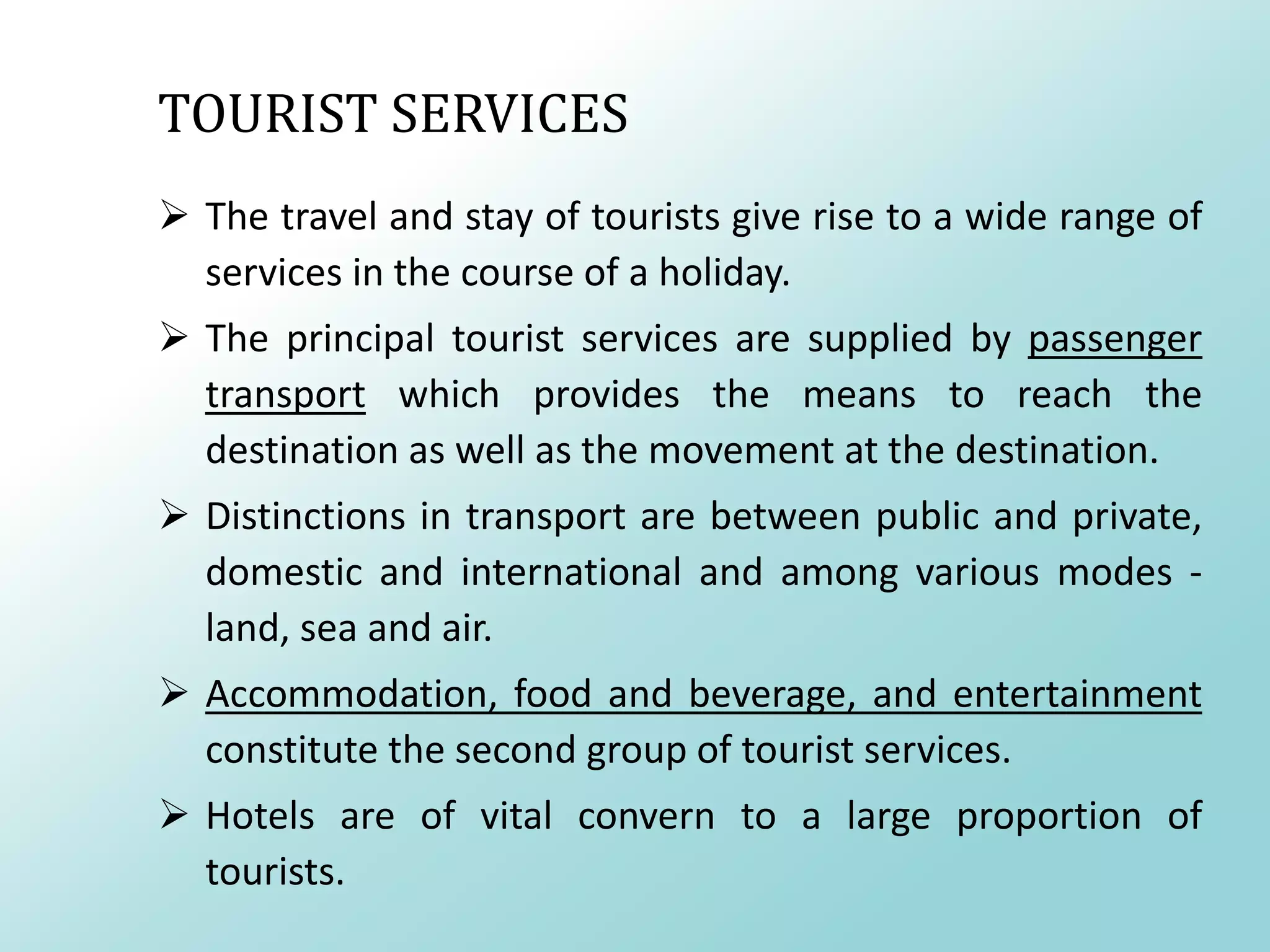 The meaning and Importance of Tourism | PPTX