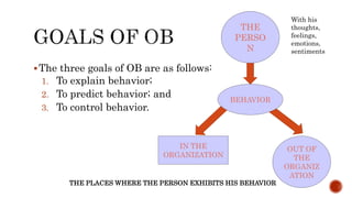 HUMAN BEHAVIOR IN ORGANIZATION: An Overview | PPTX