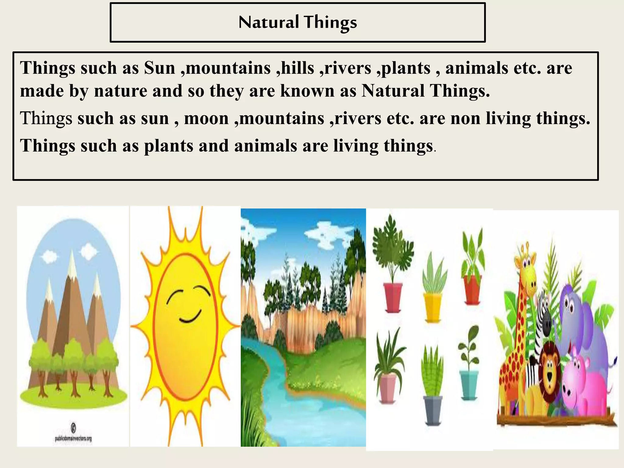 Living And Non - Living Things | PPTX