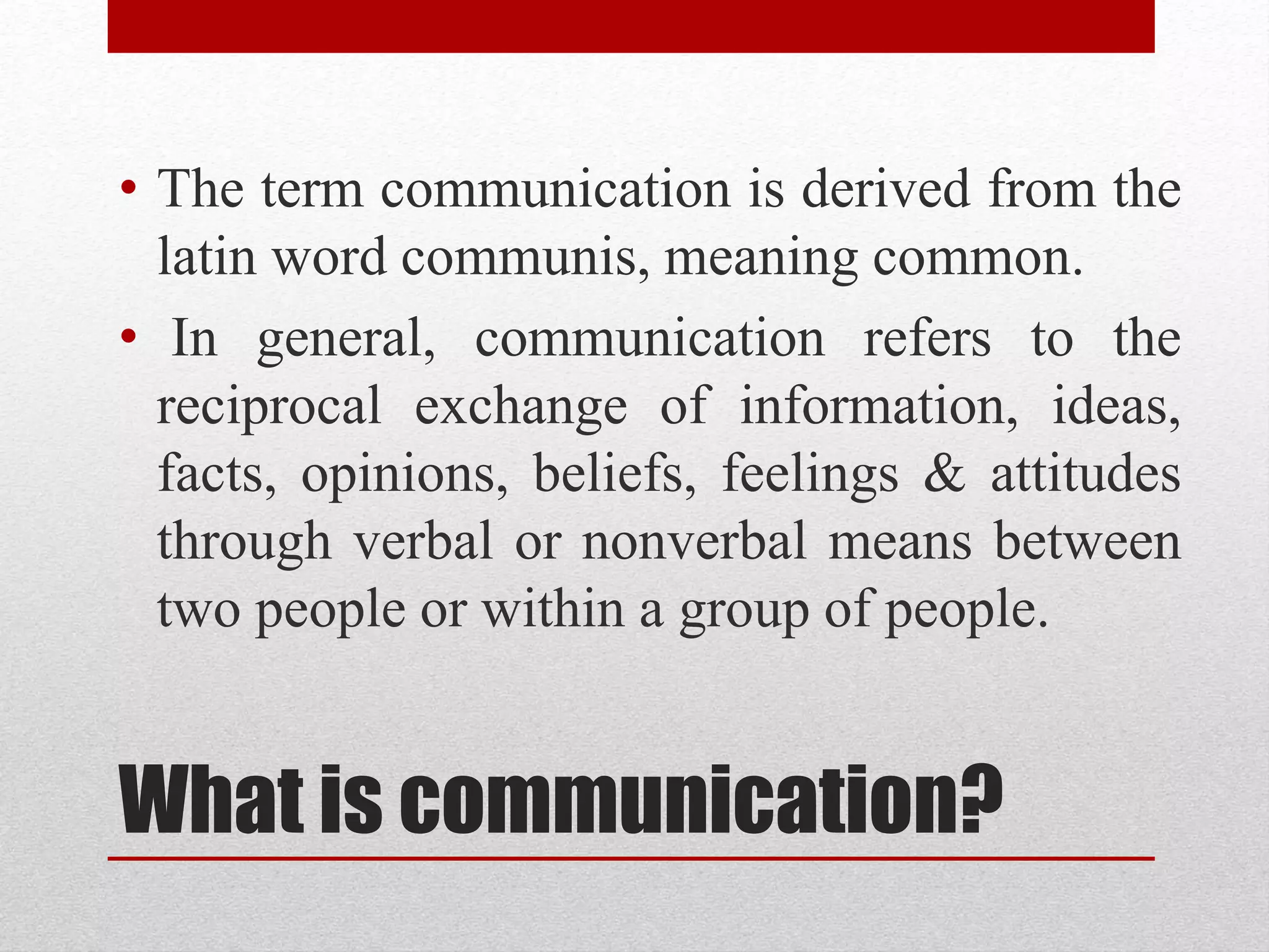 The Communication Process | PPTX