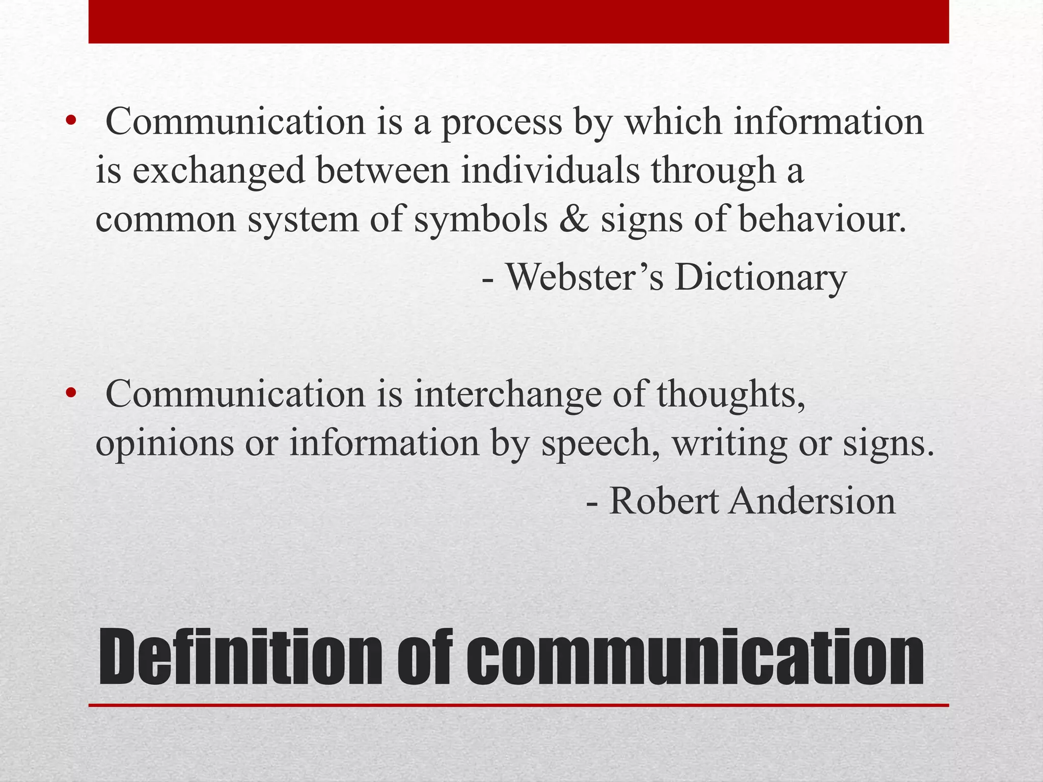 The Communication Process | PPTX