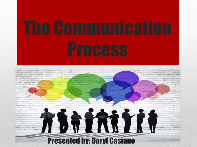 The Communication Process | PPTX | Computer Networking | Computing