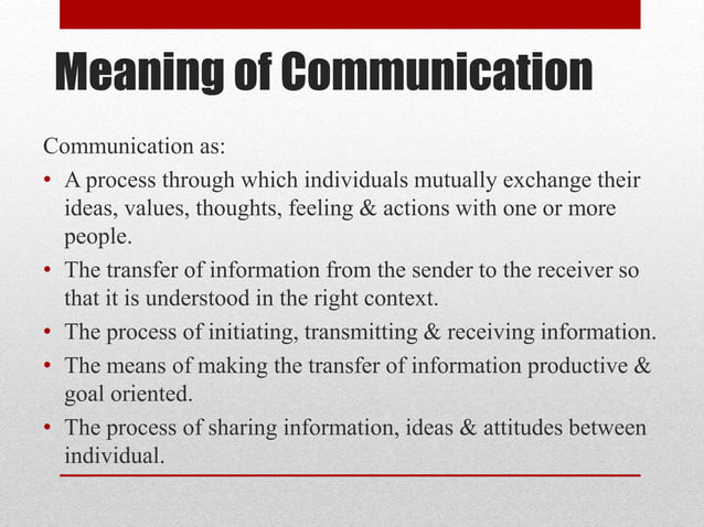 The Communication Process | PPTX | Computer Networking | Computing