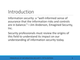Information Assurance And Security - Chapter 1 - Lesson 1 | PPT