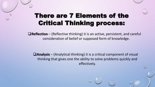 Lesson 1 Critical Thinking | PPTX