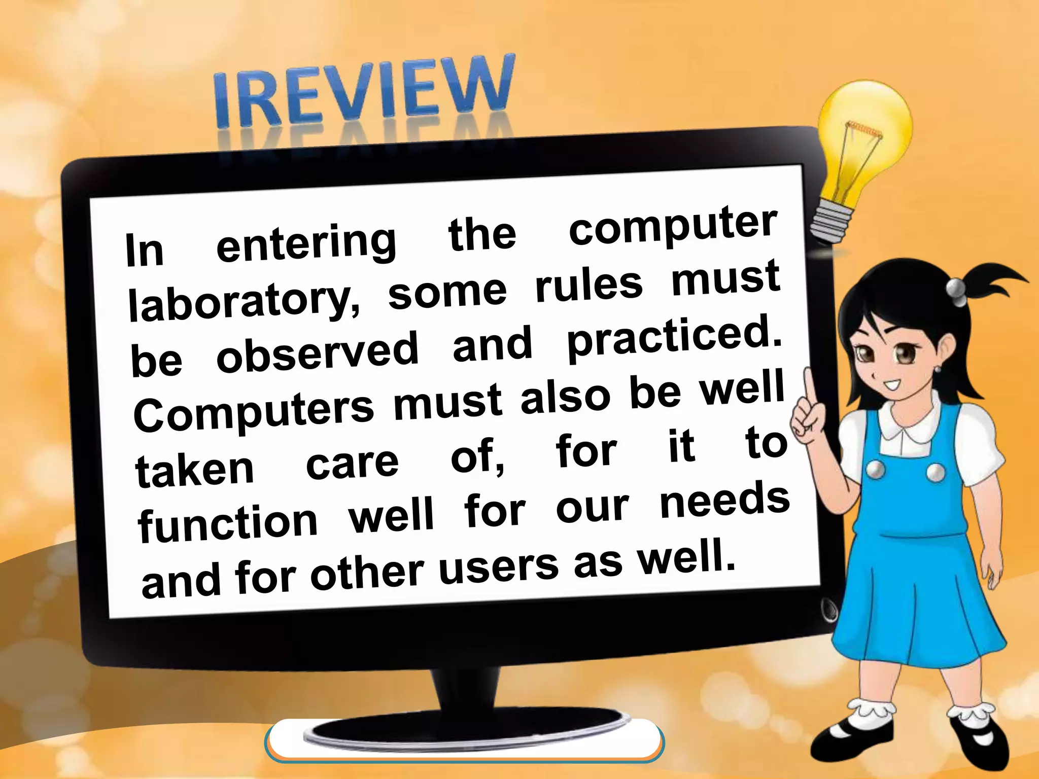 Grade 1 Computer Lesson 1 | PPTX