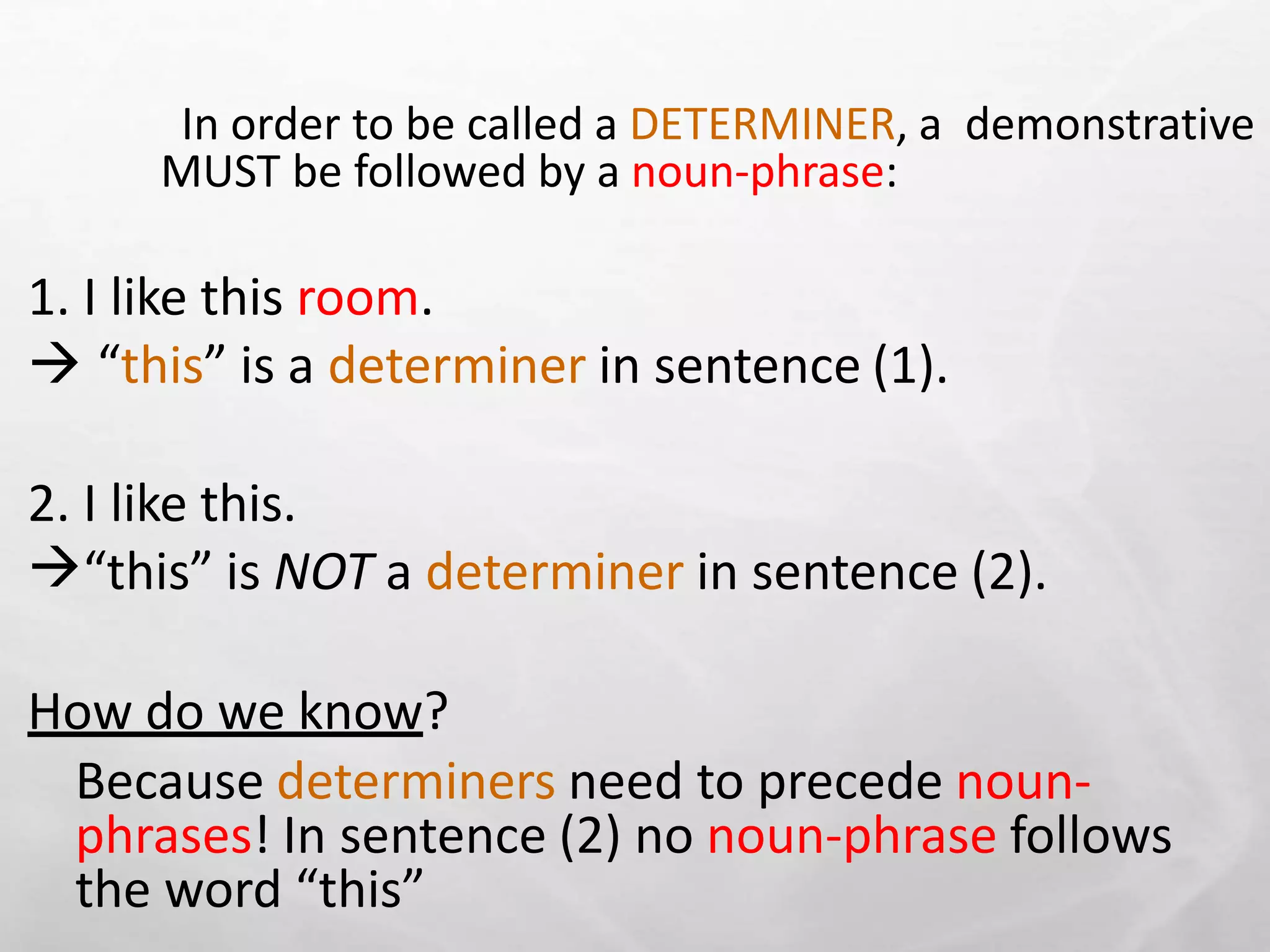 Determiners | PPTX