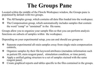 Lesson 1 Basic Tutorial Data Analysis Software for Flow Cytometry | PPTX