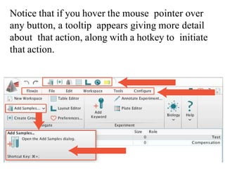Lesson 1 Basic Tutorial Data Analysis Software for Flow Cytometry | PPTX