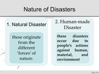 Lesson 1.1 disaster and risk disaster | PPTX