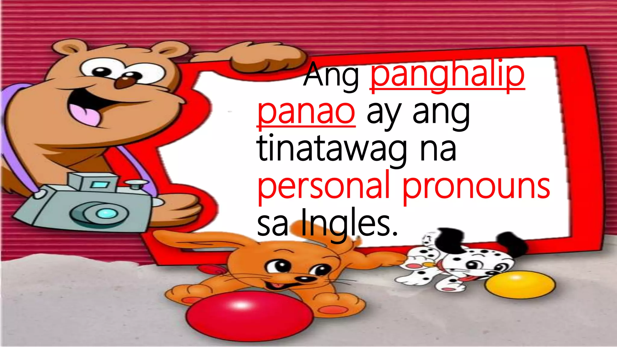 Panghalip Panao | PPTX