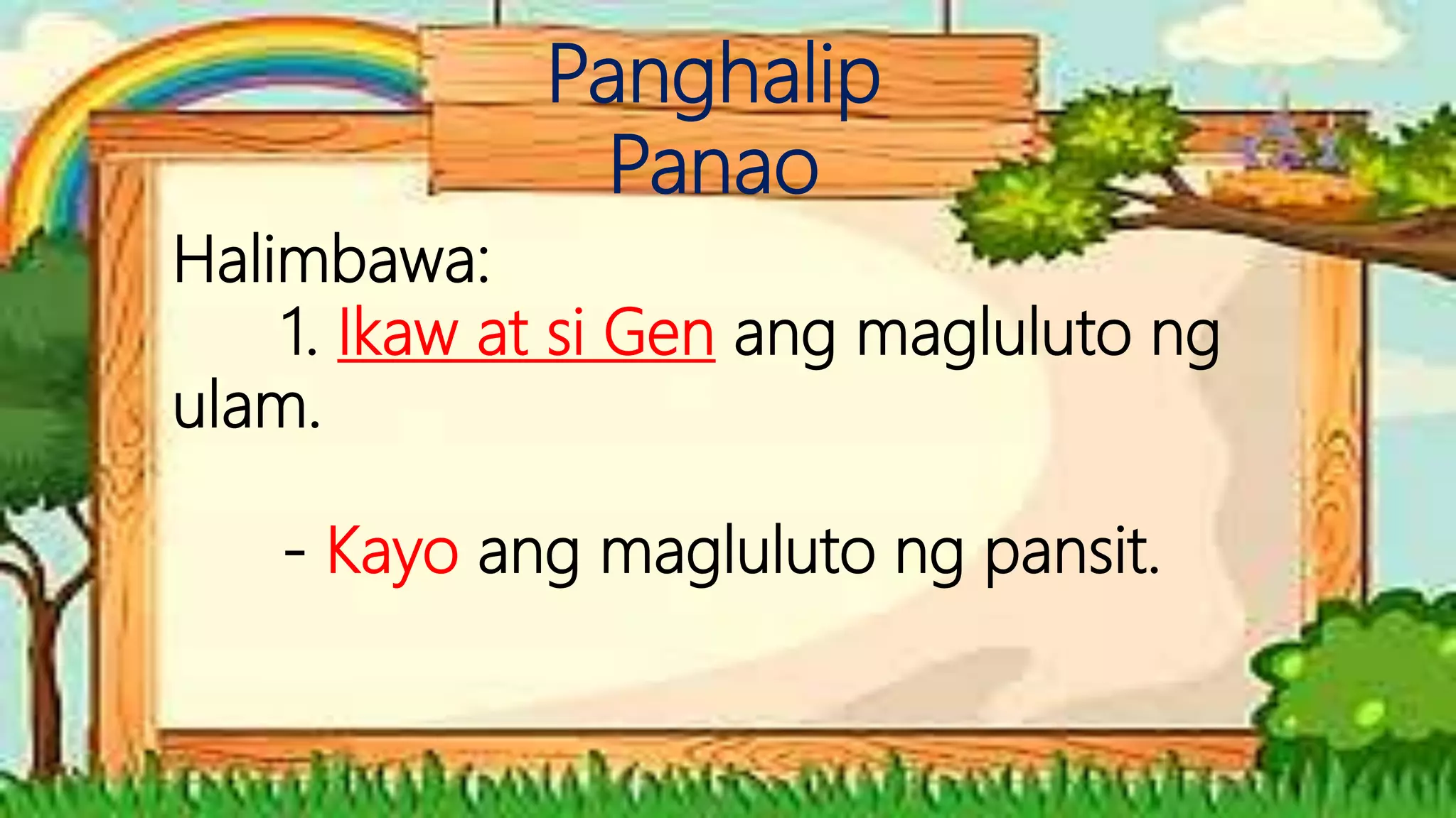 Panghalip Panao | PPTX