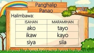 Panghalip Panao | PPTX