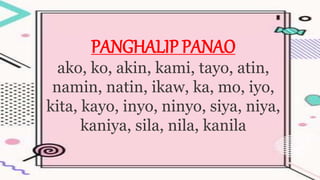 Panghalip Panao | PPTX