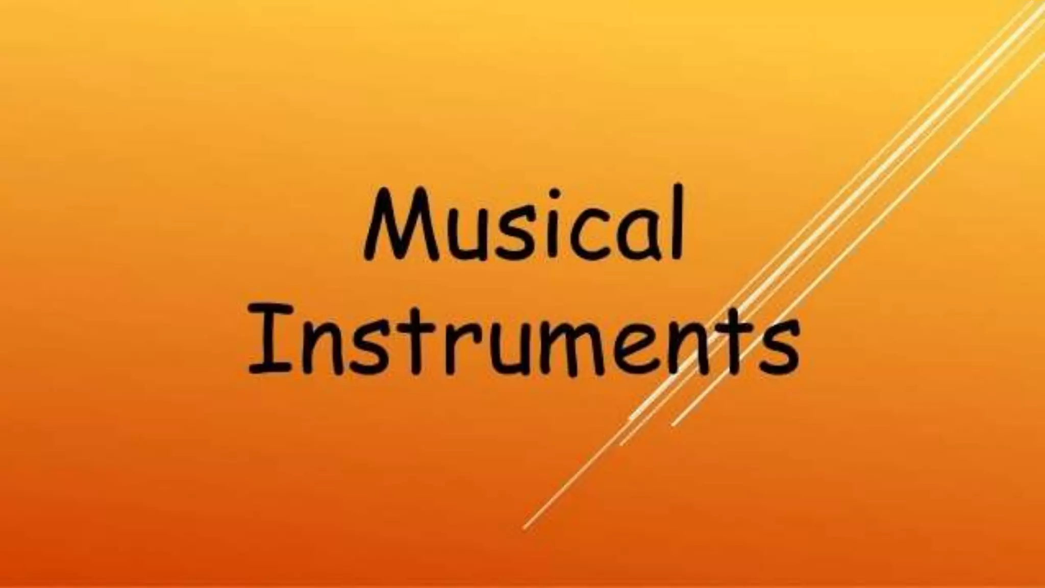 Musical Instruments | PPT