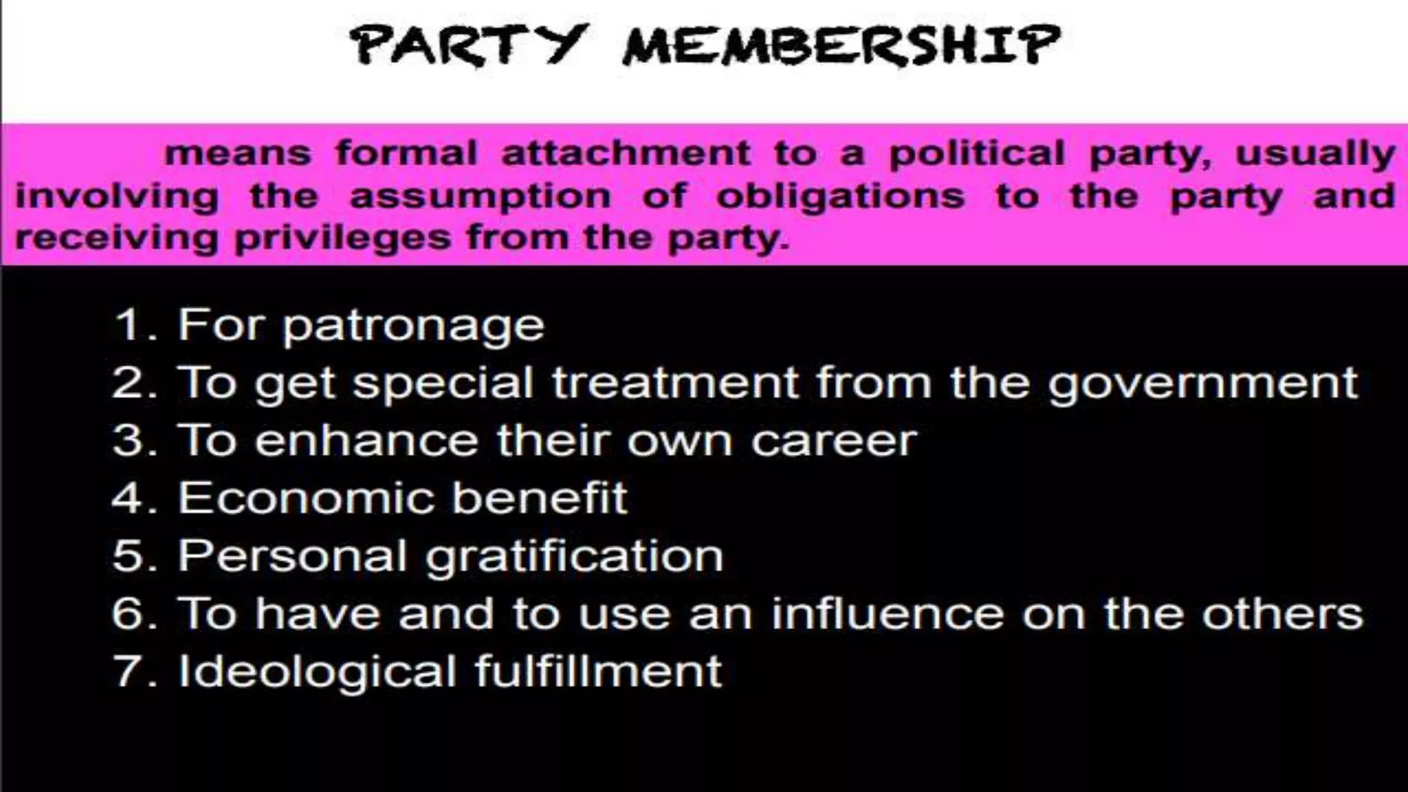 Lesson 10: POLITICAL PARTIES | PPTX