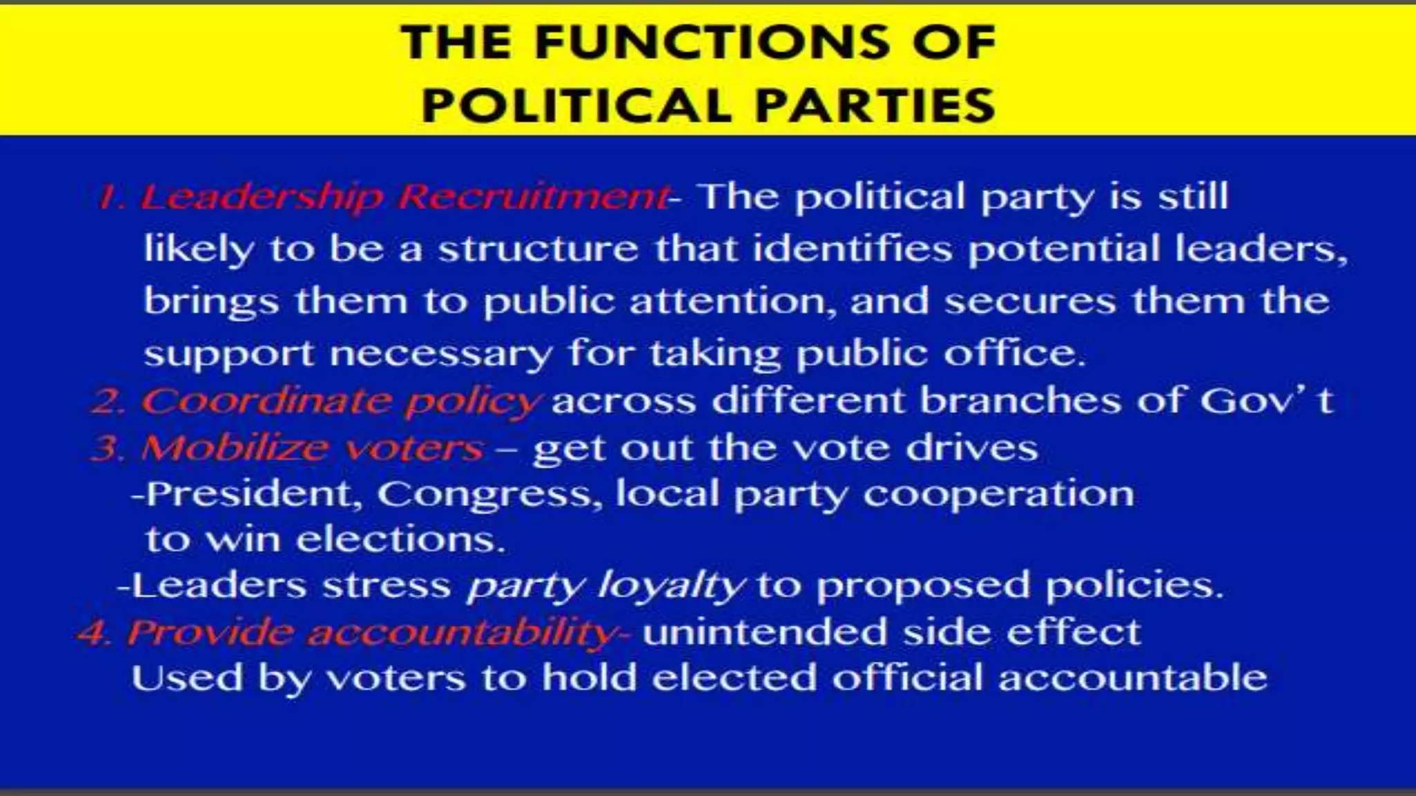 Lesson 10: POLITICAL PARTIES | PPTX