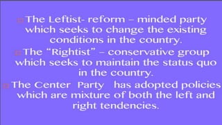 Lesson 10: POLITICAL PARTIES | PPTX