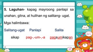 Salitang-Ugat at Panlapi | PPT