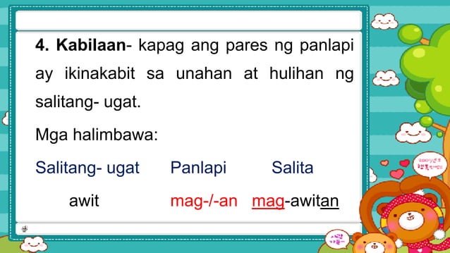 2 Salitang Ugat At Mga Uri Ng Panlapi Youtube Mobile