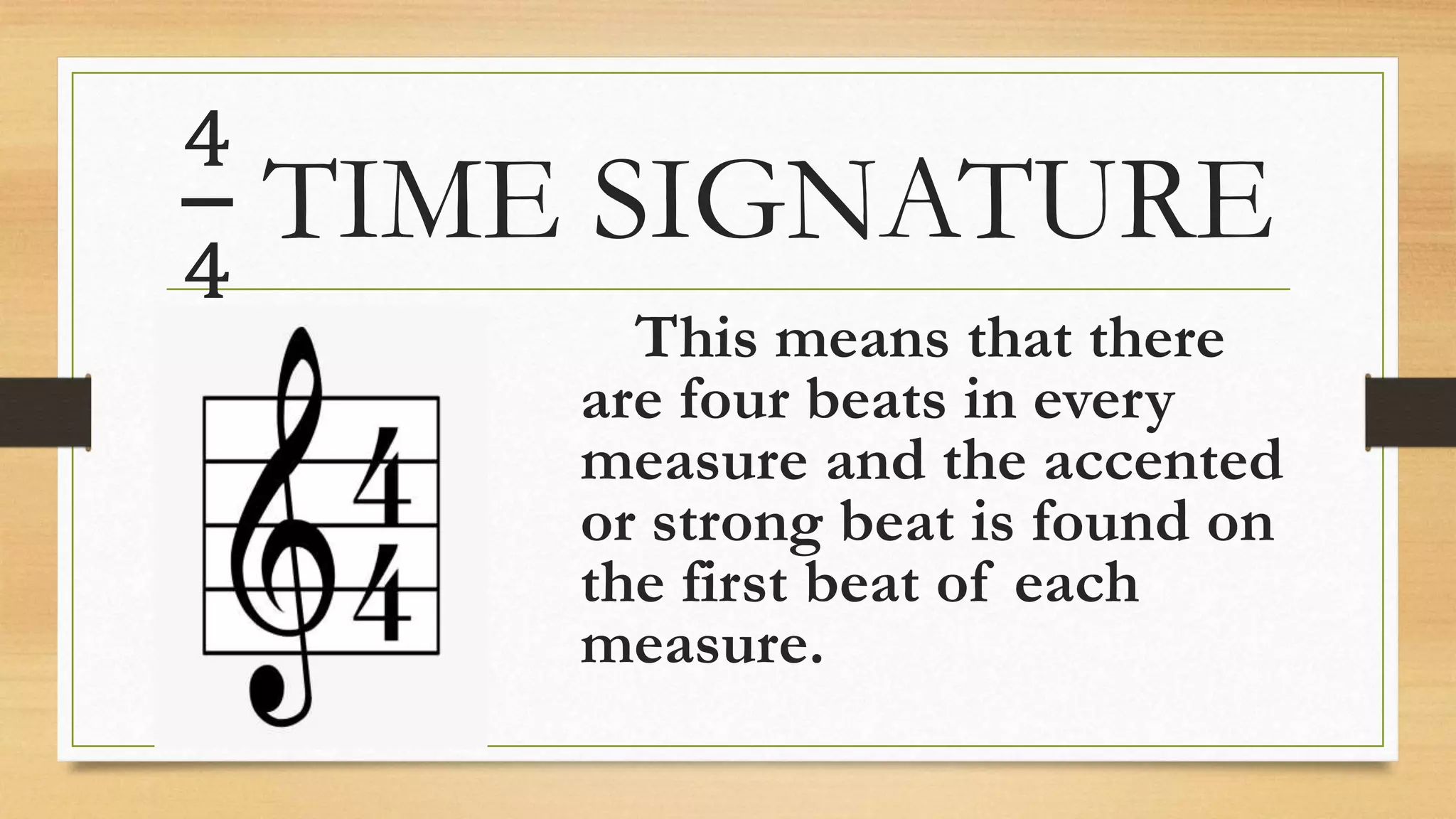 Time Signature | PPTX