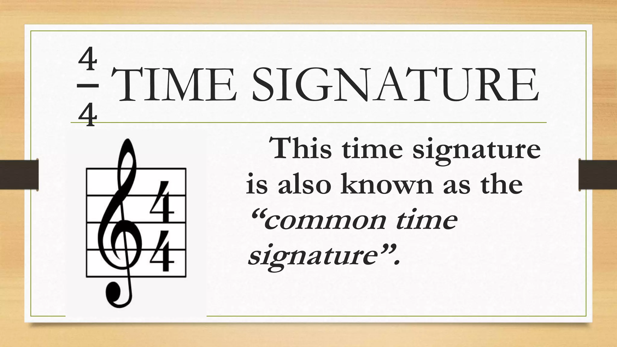 Time Signature | PPTX
