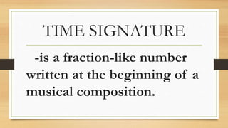 Time Signature | PPTX