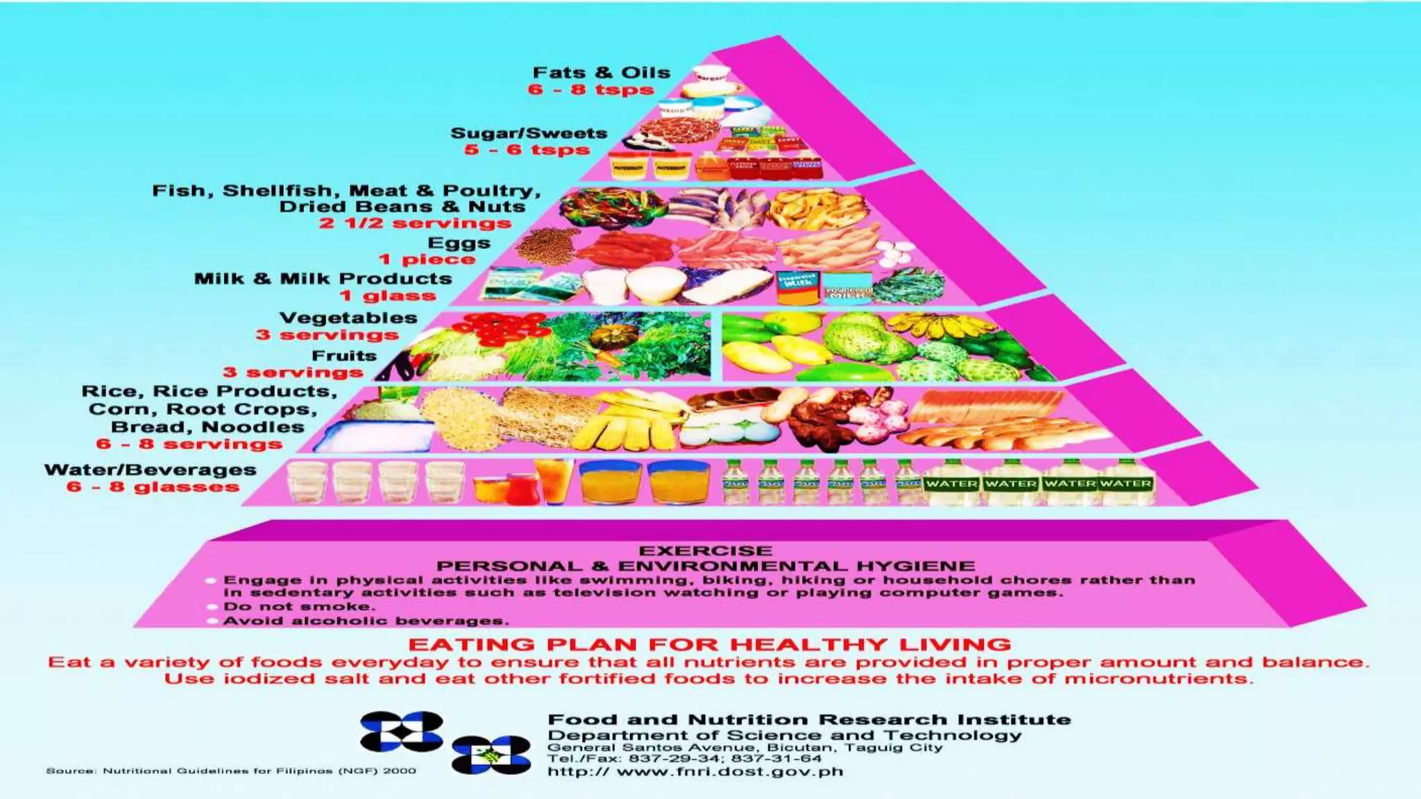 Food Pyramid and Pinggang Pinoy | PPTX