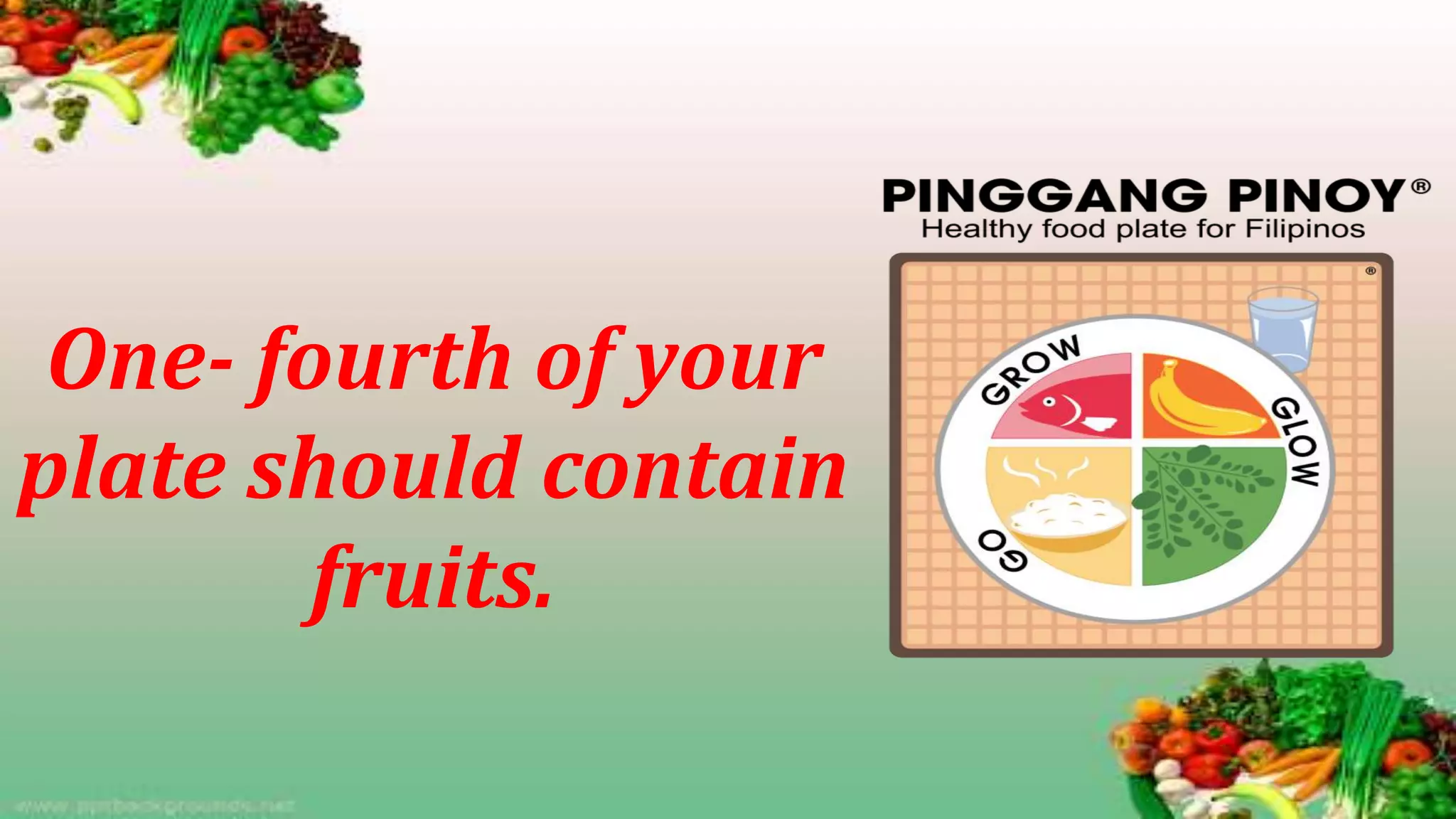 Food Pyramid and Pinggang Pinoy | PPTX