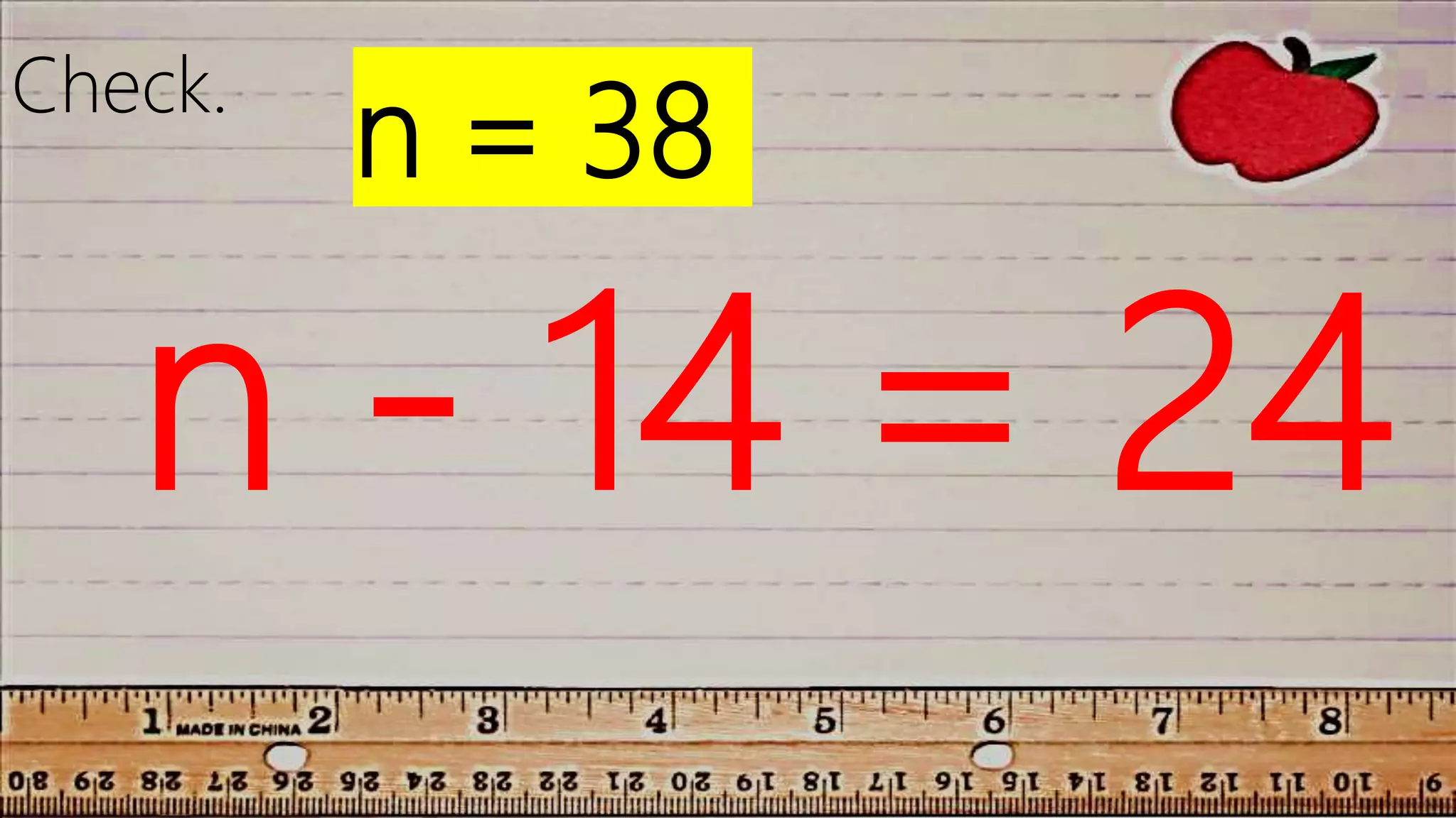 Solving Number Sentences | PPTX