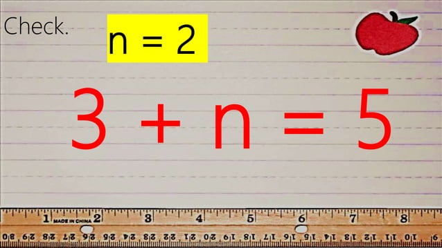 Solving Number Sentences | PPTX | Science