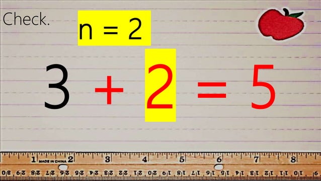 Solving Number Sentences | PPTX | Science