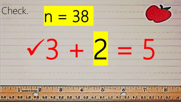 Solving Number Sentences | PPTX | Science