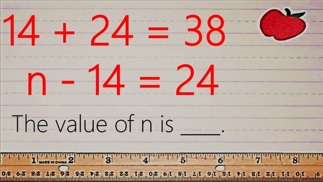 Solving Number Sentences | PPTX | Science