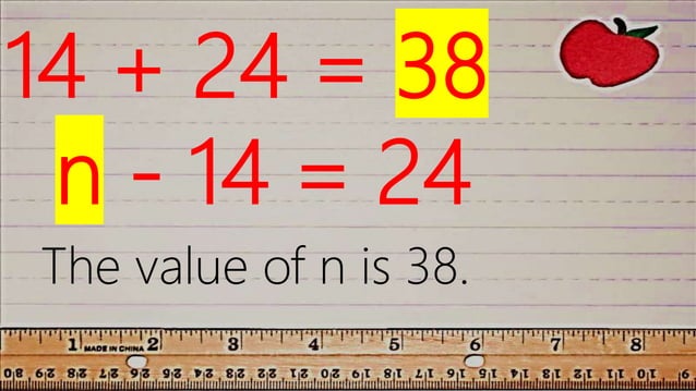 Solving Number Sentences | PPTX | Science