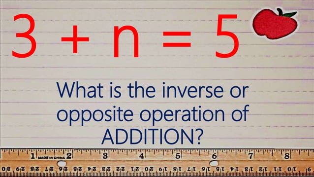 Solving Number Sentences | PPTX | Science