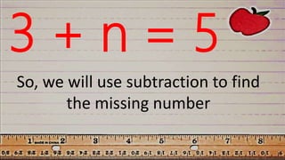Solving Number Sentences | PPTX
