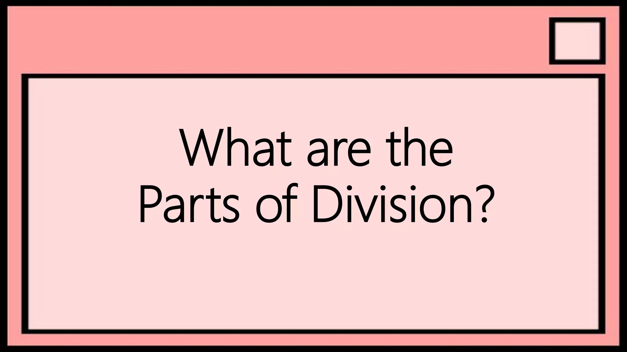 Division | PPTX