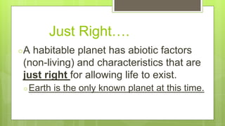 Characteristics of Earth that Sustain Life.pptx