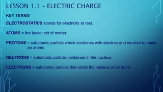 lesson 1.1 -ELECTRIC CHARGE.pptx