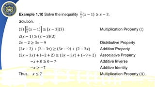 Lesson 1.2 NT (Equation and Inequalities).pdf | Programming Languages | Computing