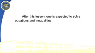 Lesson 1.2 NT (Equation and Inequalities).pdf | Programming Languages | Computing