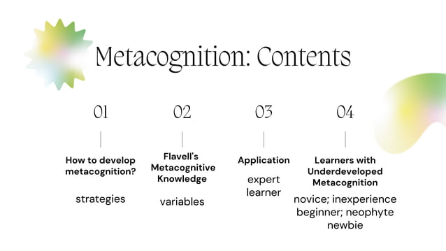 Part 1 Module 1 - Metacognition | PPT