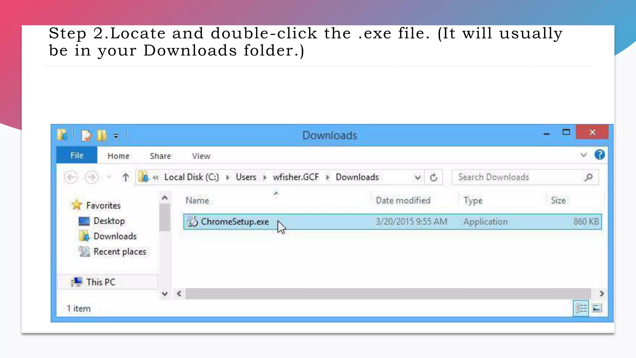 INSTALLING SOFTWARE | PPTX