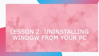 INSTALLING SOFTWARE | PPTX