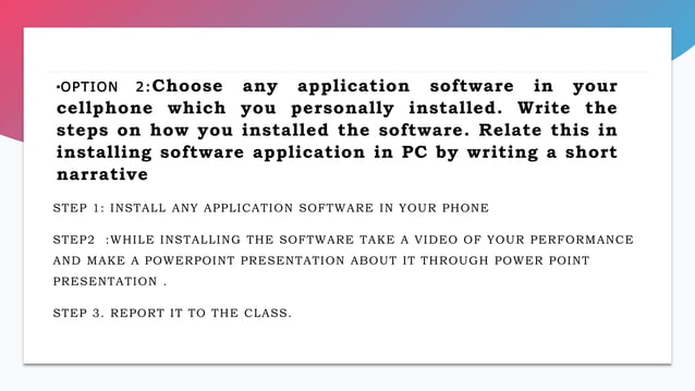 INSTALLING SOFTWARE | PPTX | Internet for Beginners | Internet