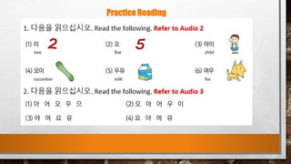 Basic Korean Language - Vowel- Lesson 1.pptx